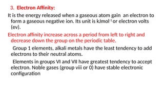 The periodic table, periodic table Trends.pptx