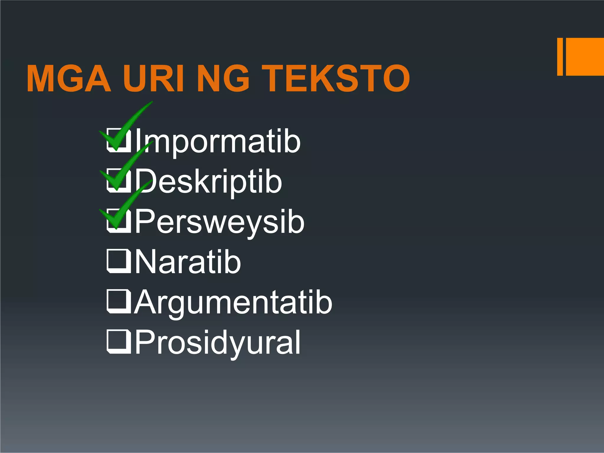 Week 1-2 Uri ng Teksto Part 2.pptx