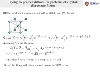 week1-3.pdf_solid state physics bits GOA | PDF