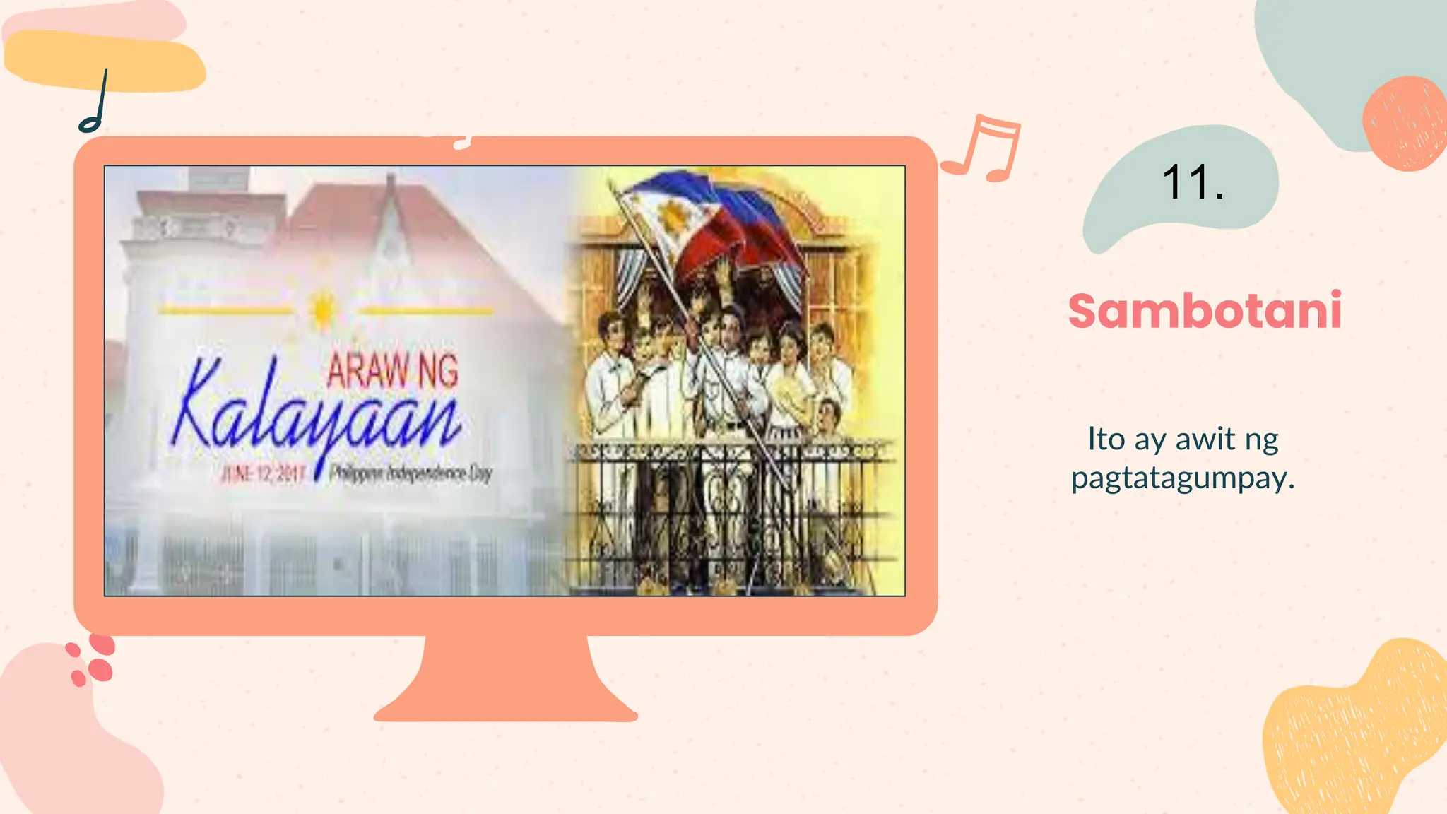 Week 1 - Awiting Bayan para sa Filipino 7 | PPTX