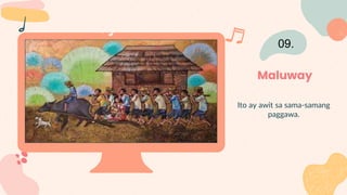 Week 1 - Awiting Bayan para sa Filipino 7 | PPTX