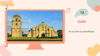 Week 1 - Awiting Bayan para sa Filipino 7 | PPTX