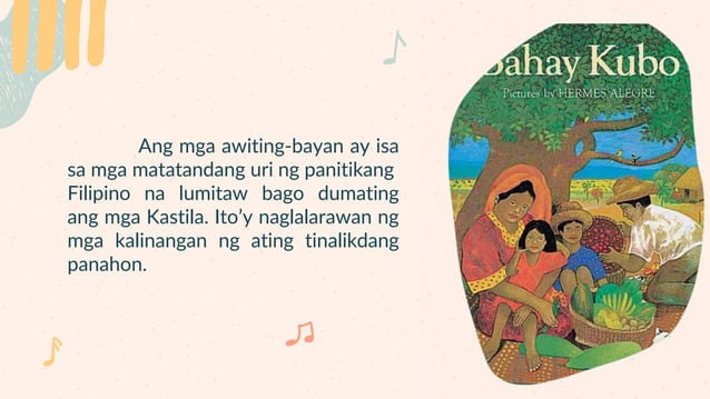 Week 1 - Awiting Bayan para sa Filipino 7 | PPTX