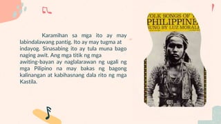 Week 1 - Awiting Bayan para sa Filipino 7 | PPTX