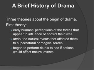 Week 1 bis 3043 critical appreciation of drama | PPTX