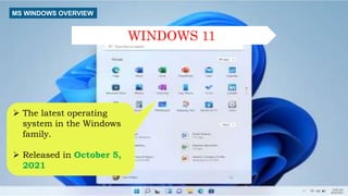 EXPLORING THE MS WINDOWS ENVIRONMENT | PPTX