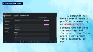 EXPLORING THE MS WINDOWS ENVIRONMENT | PPTX