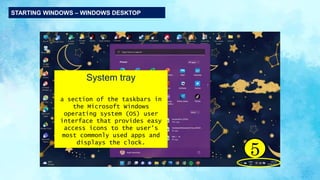 EXPLORING THE MS WINDOWS ENVIRONMENT | PPTX