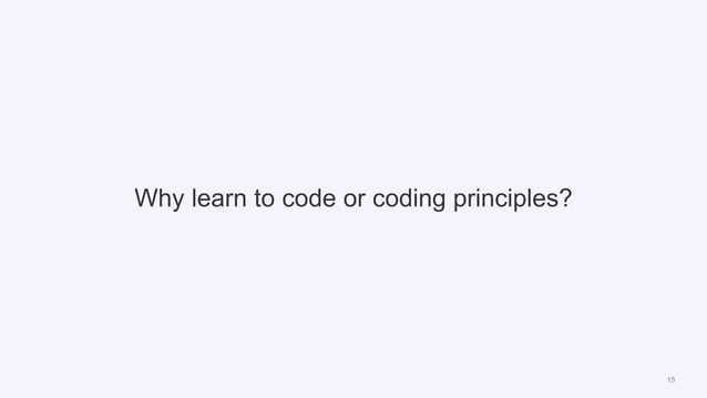 Week 1: eLearning Course Basics - Why program? | PPT