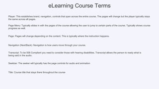 Week 1: eLearning Course Basics - Why program? | PPT
