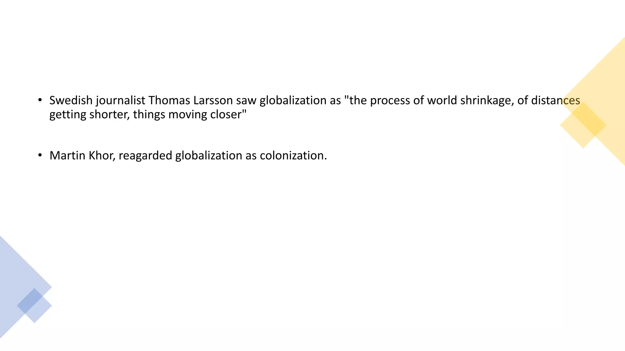 Week 1 defining globalization hand out | PPTX