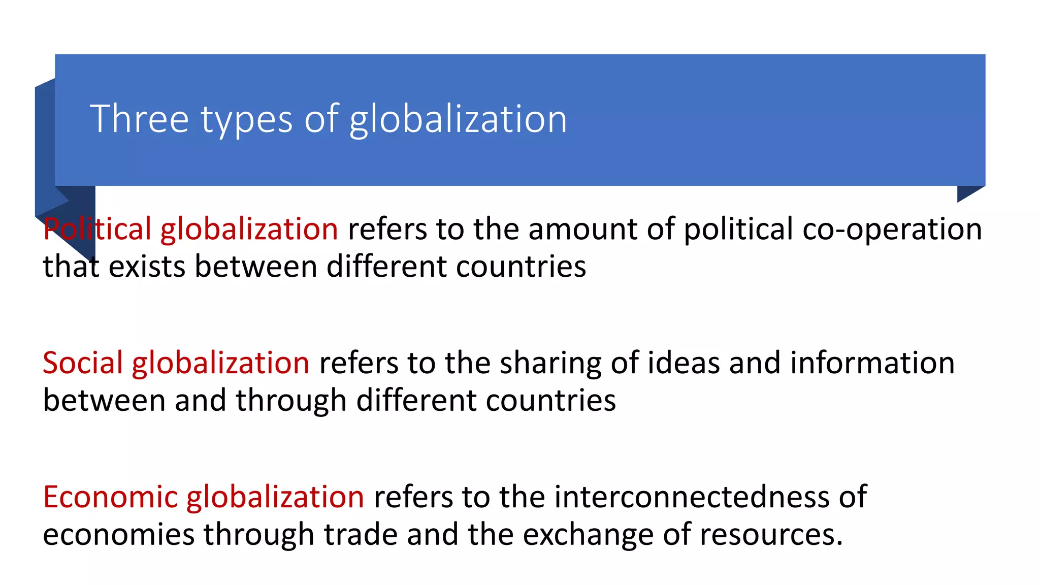 Week 1 defining globalization hand out | PPTX