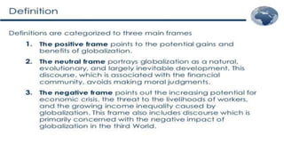 Week 1 defining globalization hand out | PPTX