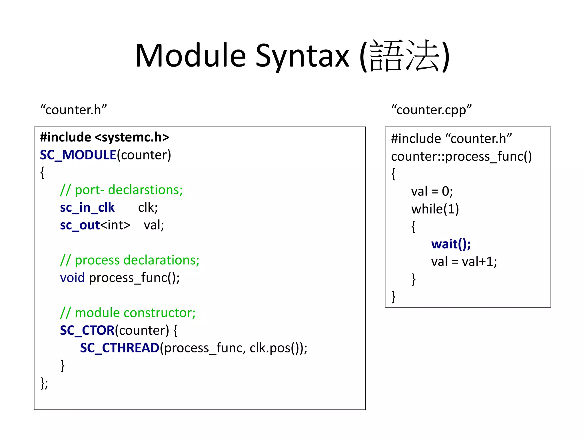 Week1 Electronic System-level ESL Design and SystemC Begin | PPTX