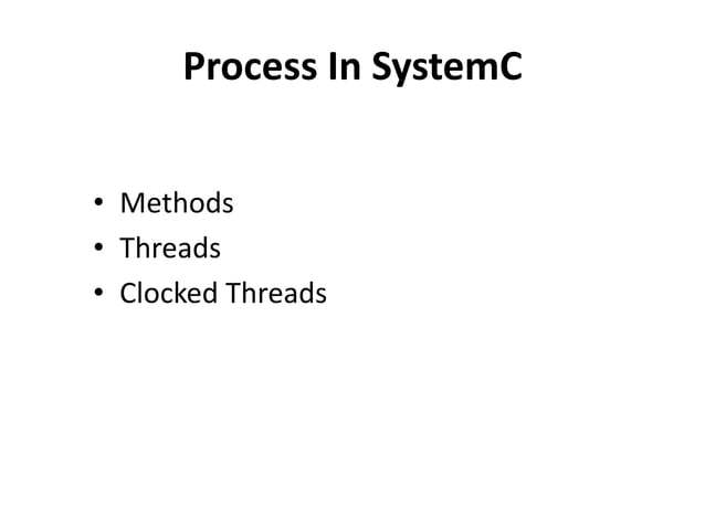 Week1 Electronic System-level ESL Design and SystemC Begin | PPTX | Programming Languages ...