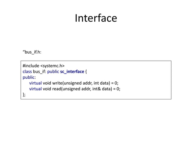 Week1 Electronic System-level ESL Design and SystemC Begin | PPTX | Programming Languages ...
