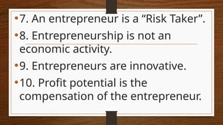 w1-imntroduction entrepreneurship-grade-12 | PPTX