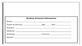 filling out forms | PPT