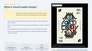 Comprehensive Grade 11 Visual Graphic Design Fundamentals Course | PPTX