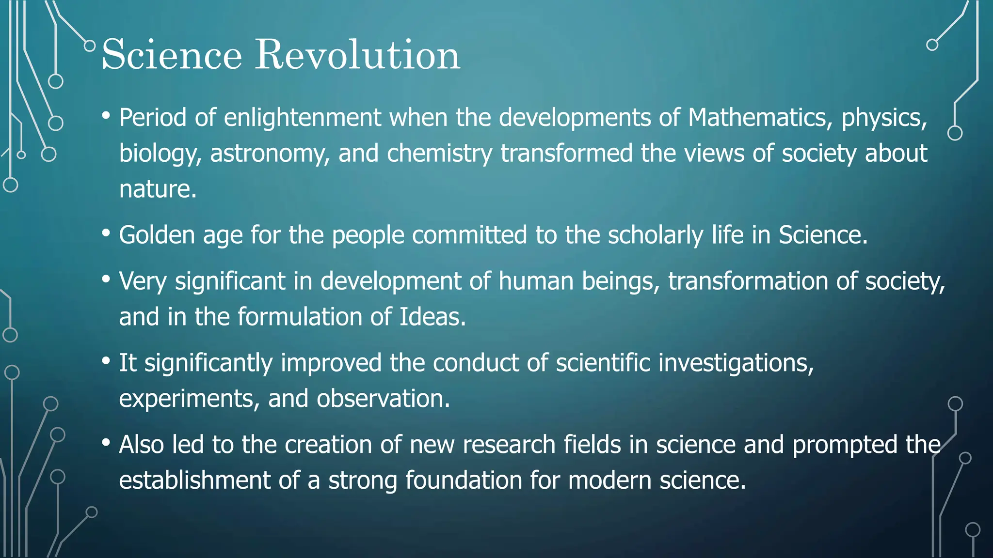 Week 1- Intellectual Revolutions that Defined Society.pptx