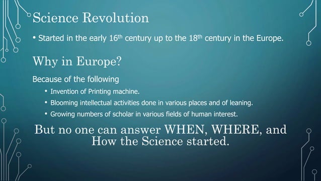 Week 1- Intellectual Revolutions that Defined Society.pptx | Physics ...