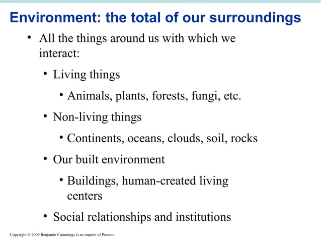 Introduction to Environmental Science | PPT