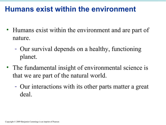 Introduction to Environmental Science | PPT