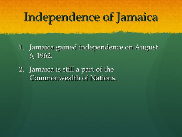 Introduction to Jamaica | PPTX