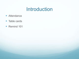 Week 1 introduction | PPT