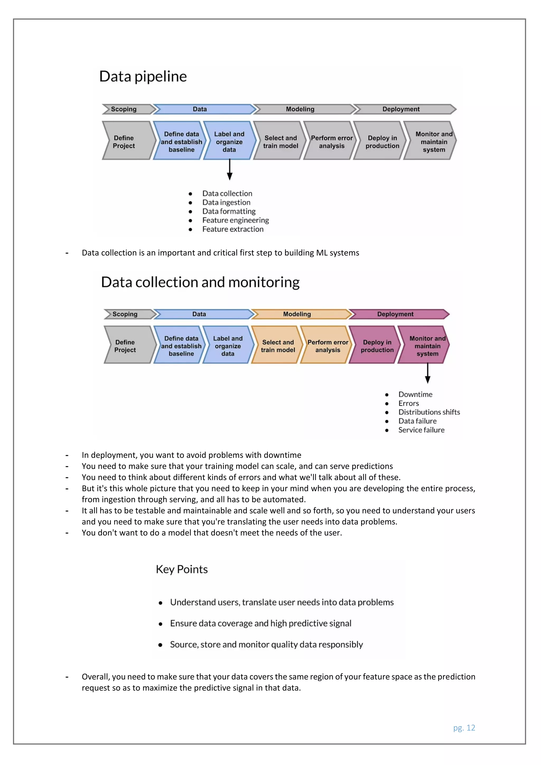 Course 2 Machine Learning Data Lifecycle In Production Week 1 Pdf