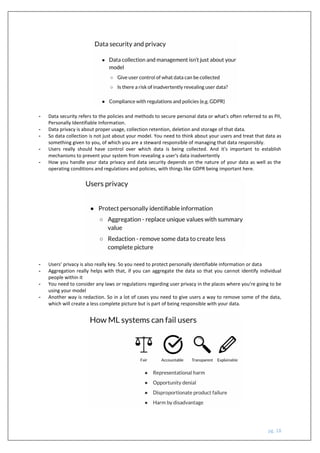 Course 2 Machine Learning Data LifeCycle in Production - Week 1 | PDF