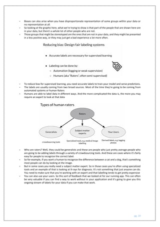 Course 2 Machine Learning Data LifeCycle in Production - Week 1 | PDF