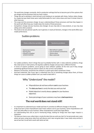 Course 2 Machine Learning Data LifeCycle in Production - Week 1 | PDF