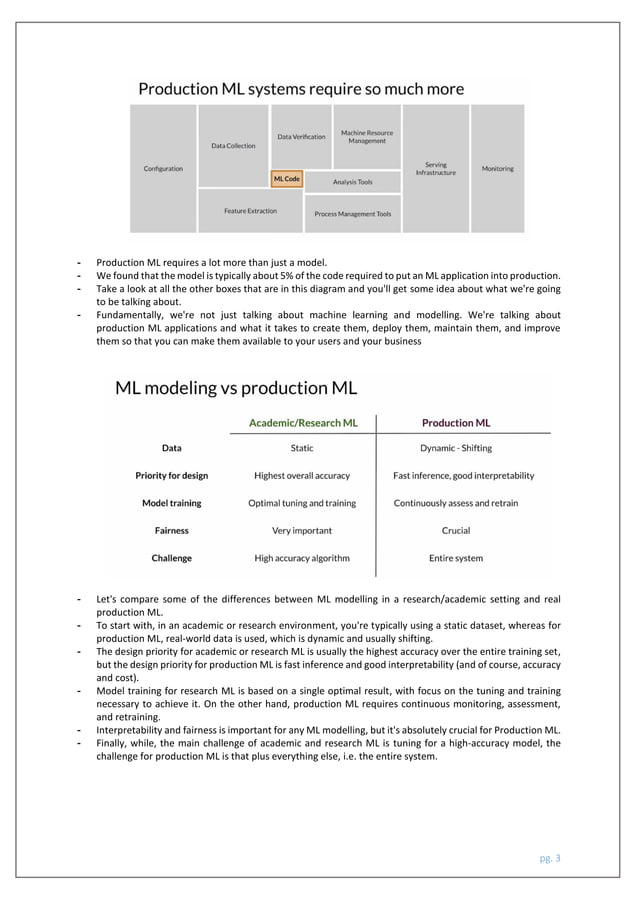 Course 2 Machine Learning Data LifeCycle in Production - Week 1 | PDF
