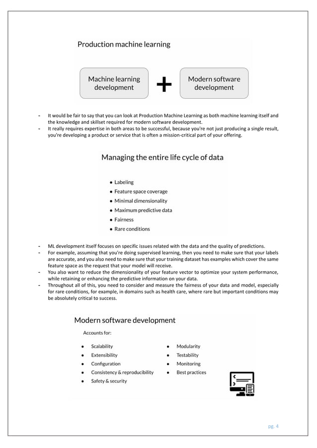 Course 2 Machine Learning Data Lifecycle In Production Week 1 Pdf