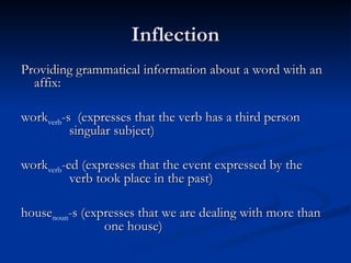 Week 1 - Introduction to morphology and syntax.ppt