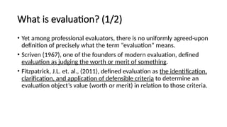 Week 1 - Introduction to Program Evaluation.pptx