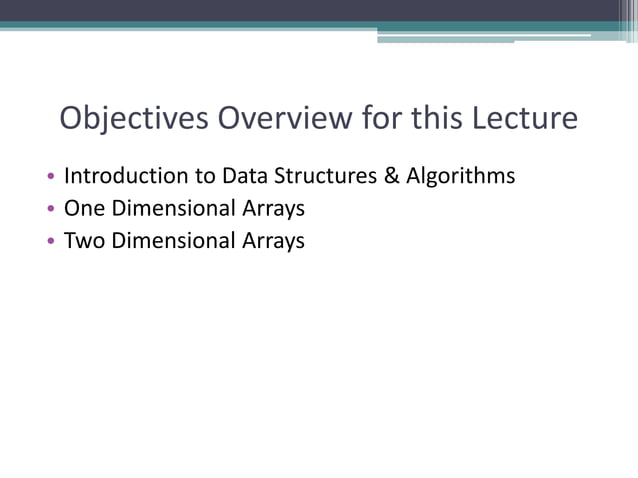 Introduction to Data Structures & Algorithms | PPTX | Programming Languages | Computing