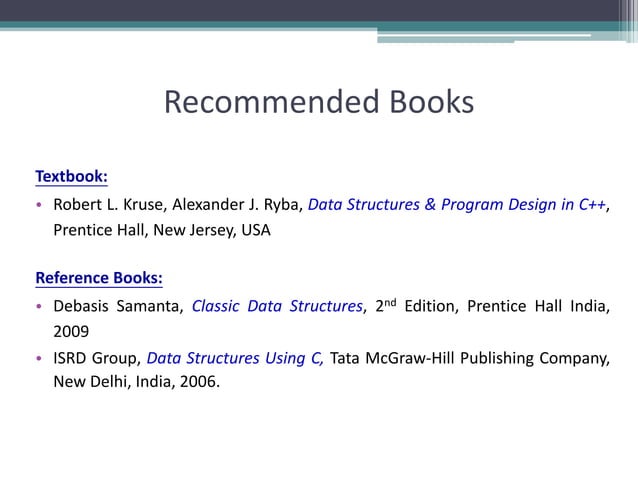 Introduction To Data Structures And Algorithms Pptx Programming Languages Computing