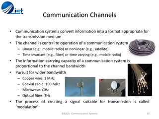 Communication Systems_B.P. Lathi and Zhi Ding (Lecture No 1-3) | PPTX