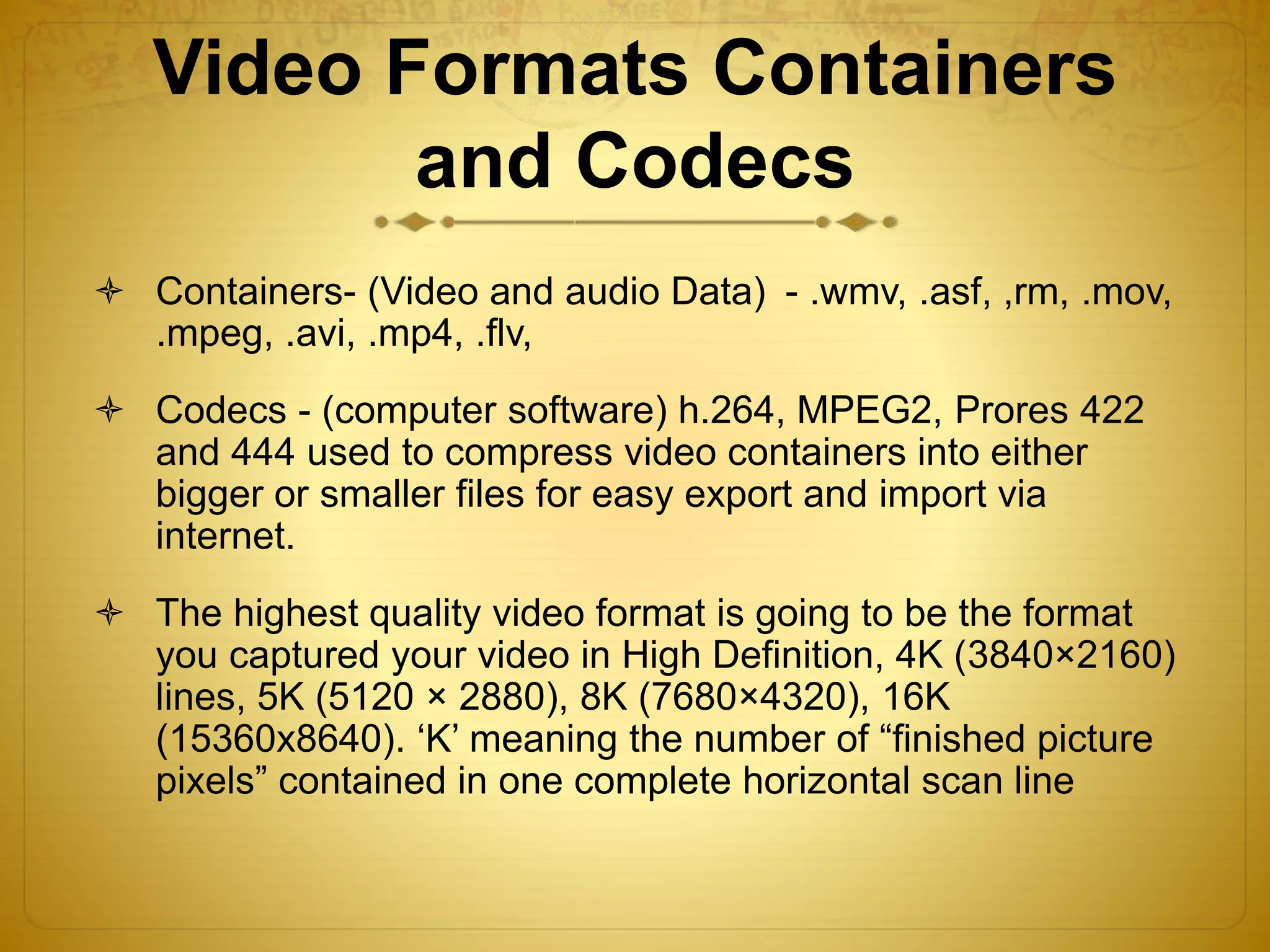 Intro to Video Production | PPTX
