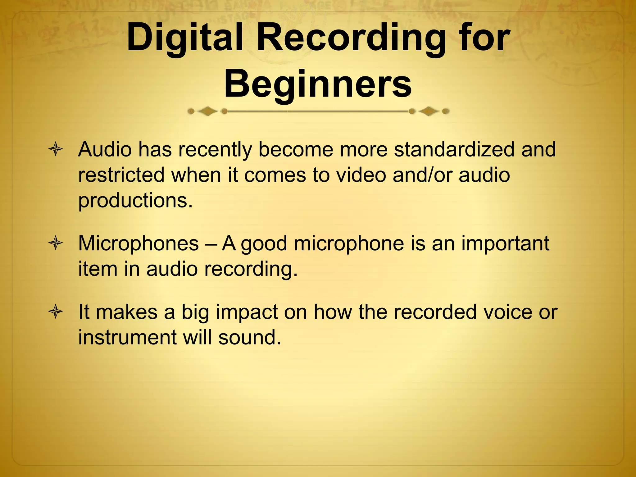 Intro to Video Production | PPTX