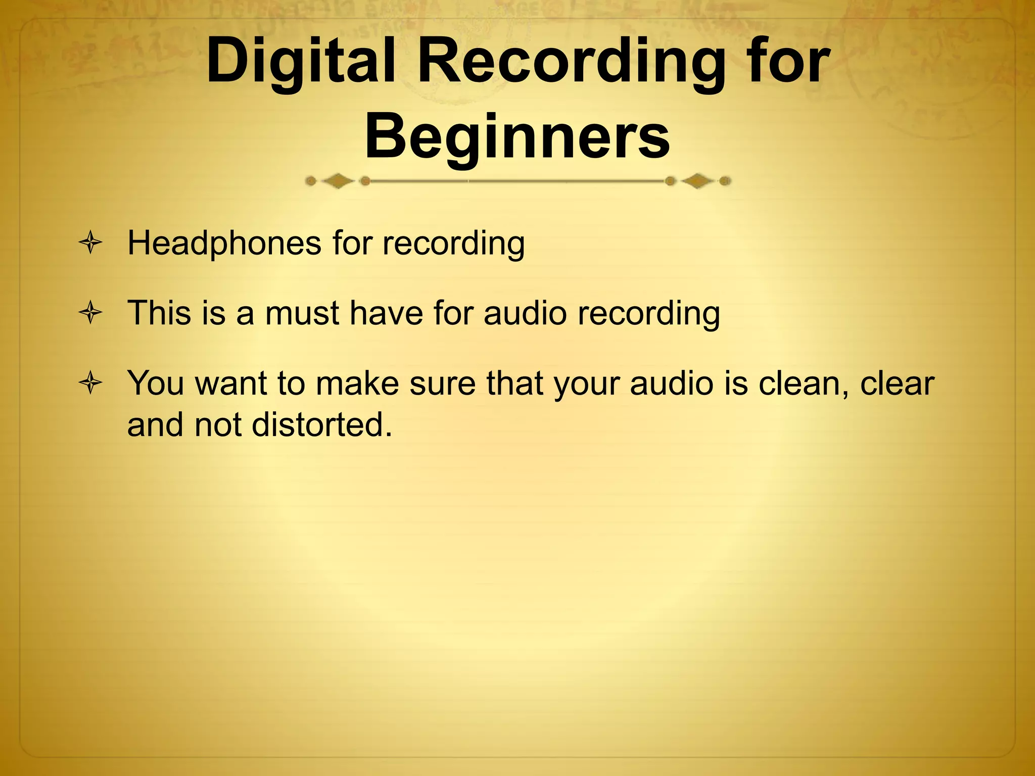 Intro to Video Production | PPTX