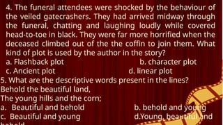 Poetry Descriptions and Imagery - ENGLISH 7 MATATAG QUARTER 1 WEEK 1 | PPTX