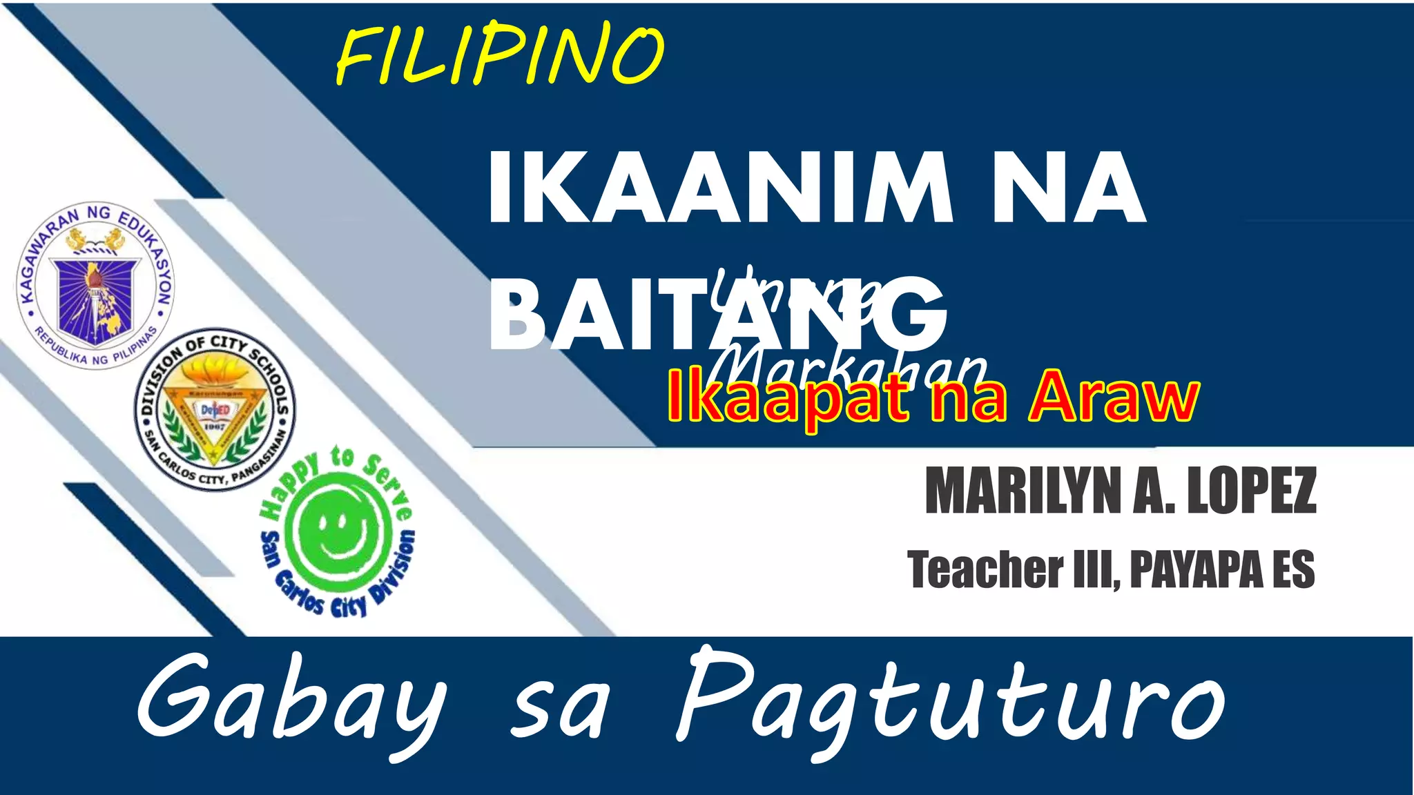 Filipino 6 Grade 6 1st Quarter Week 1 | PPTX