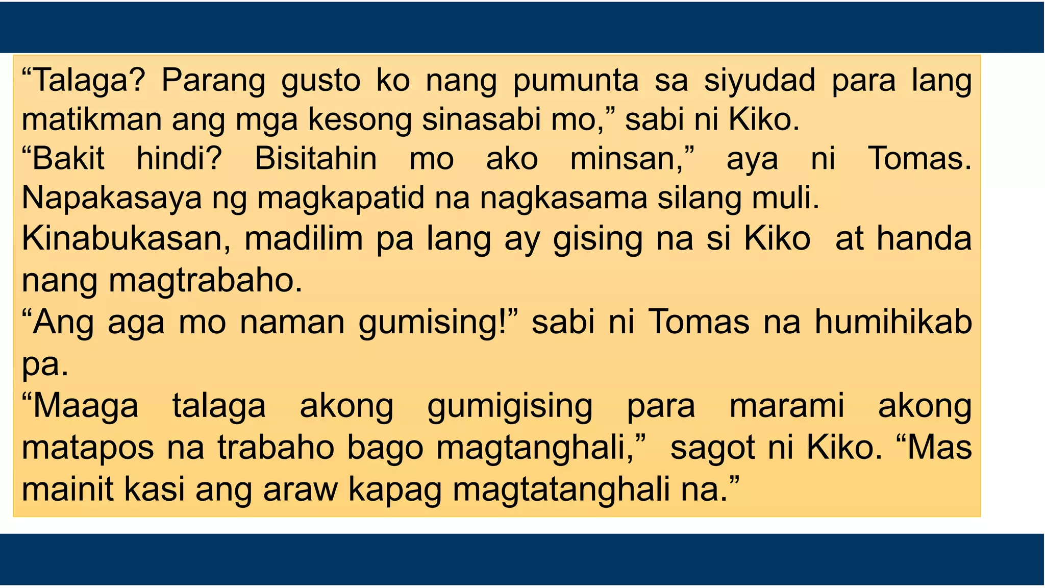Filipino 6 Grade 6 1st Quarter Week 1 | PPTX