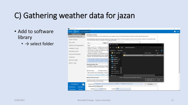 SAM renewable energy software - (system advisor model) | PPTX ...