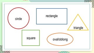 Learning the Basic Shapes for Kindergarten | PPTX