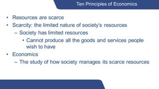 Economics presentation, economics week 1 presentation | PDF