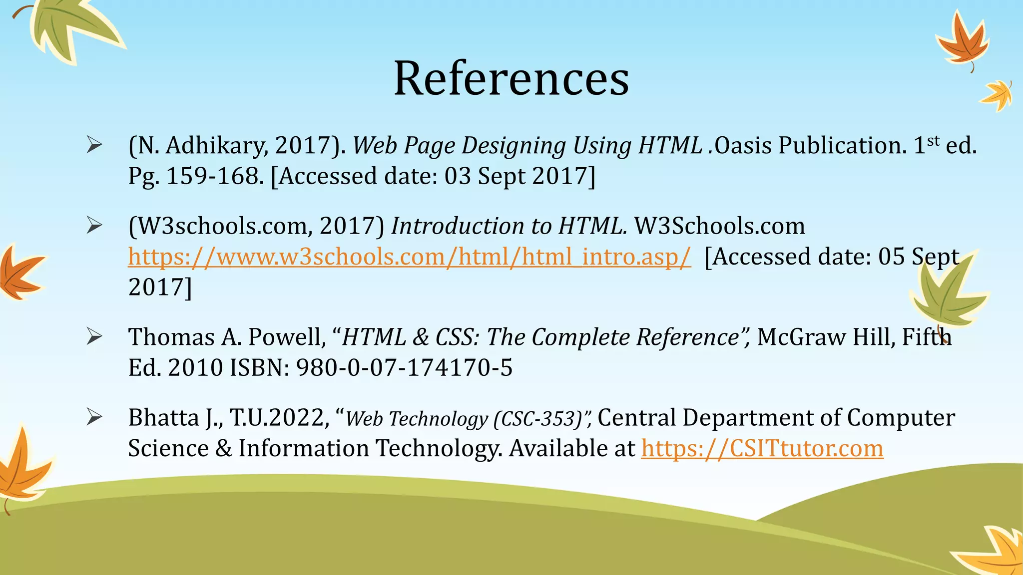 Introduction to Web Technology by Mahesh Sharma | PPTX
